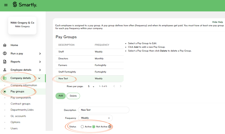 Smartly | Pay groups