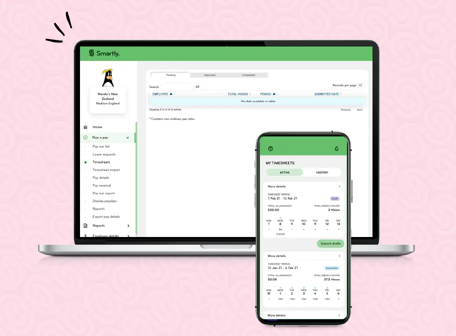 Smartly | Timesheet guide